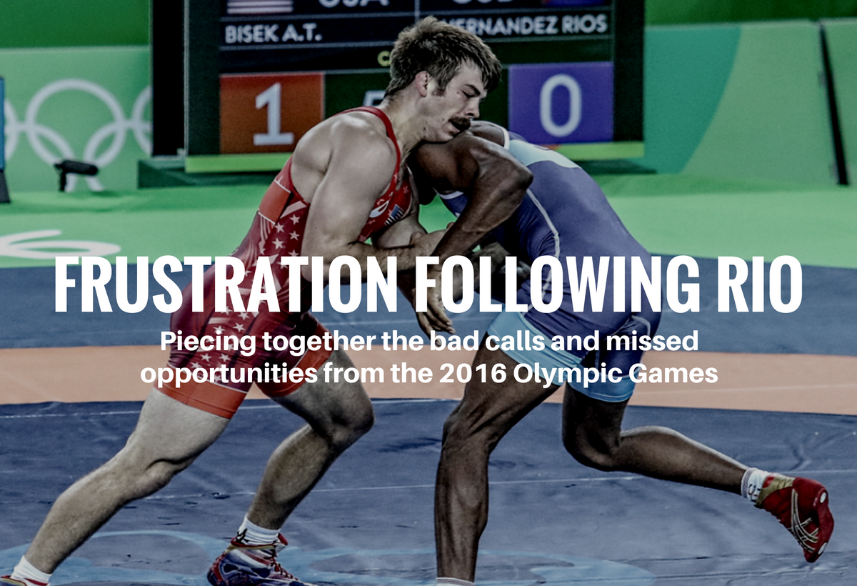 Andy Bisek 2016 Olympics Greco Roman - Five Point Move