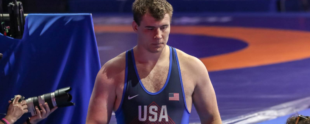 Coon Falls to Semenov, Earns Silver at His First Senior World Championships