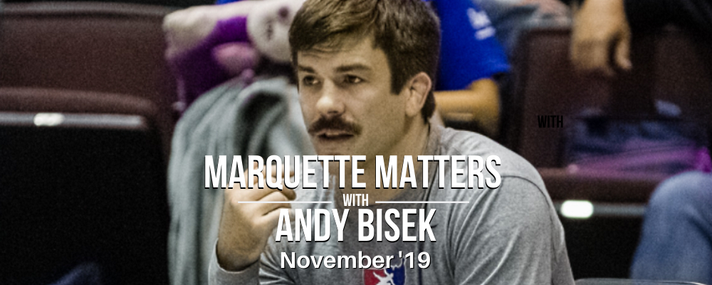 'Marquette Matters' with NMU Head Coach Andy Bisek -- Nov. '19